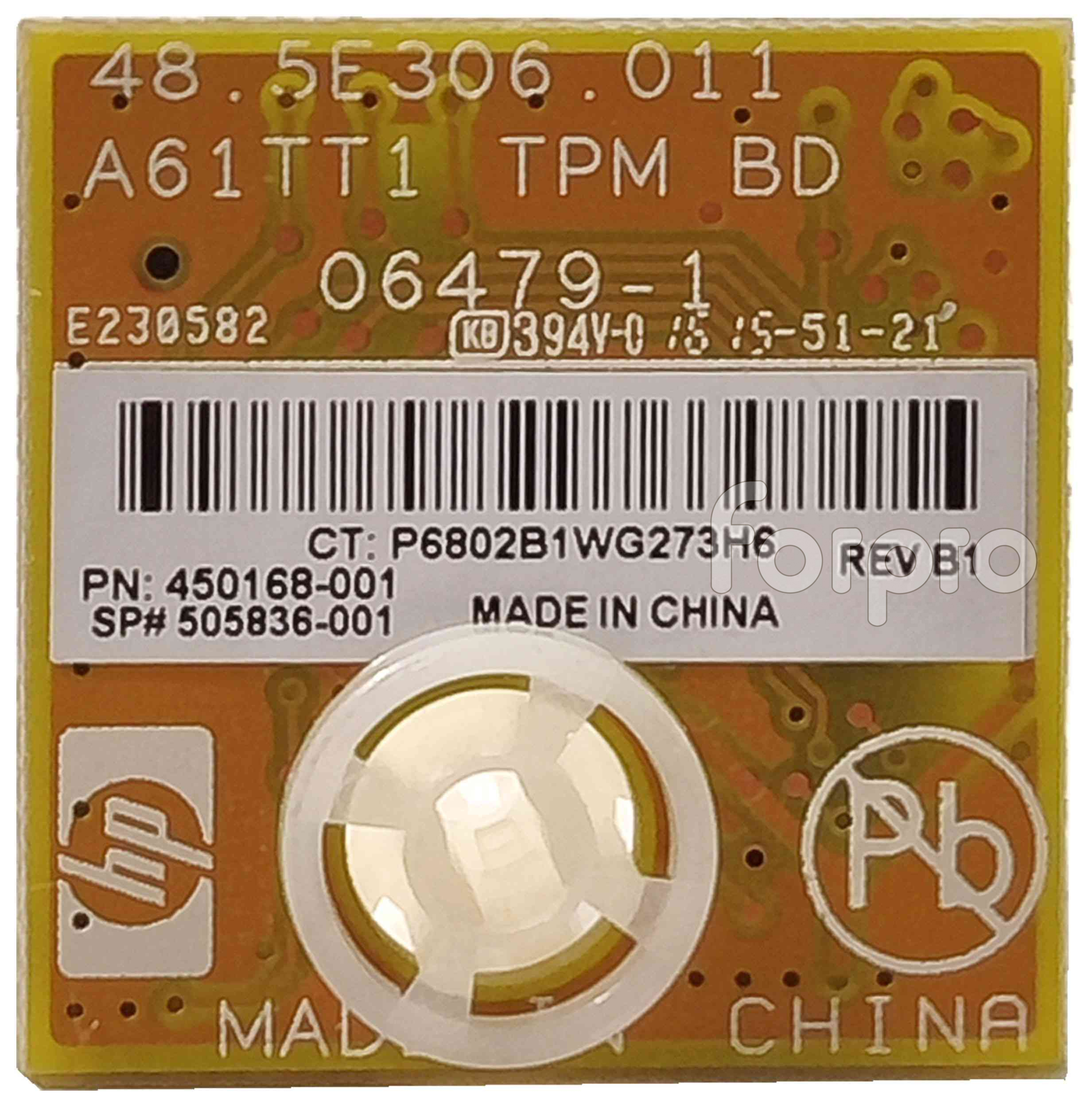 HP Trusted Platform Module (TPM) - 112405 купить в Москве